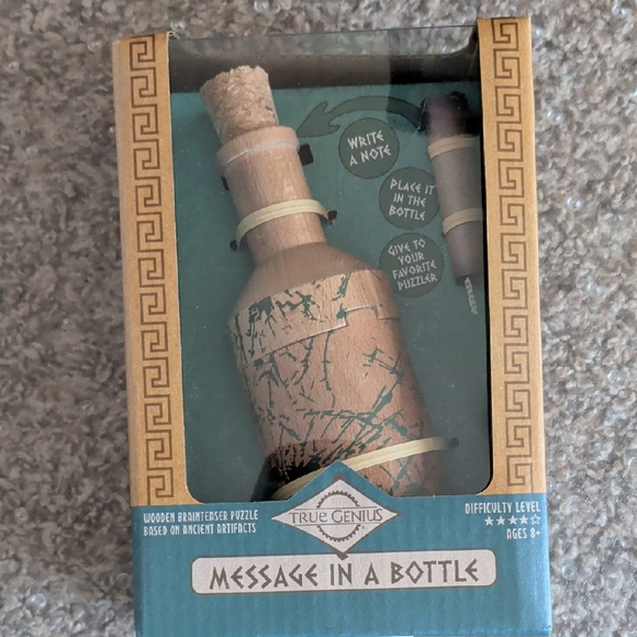 true genius puzzles | Other | True Genius Message In A Bottle Puzzle ...